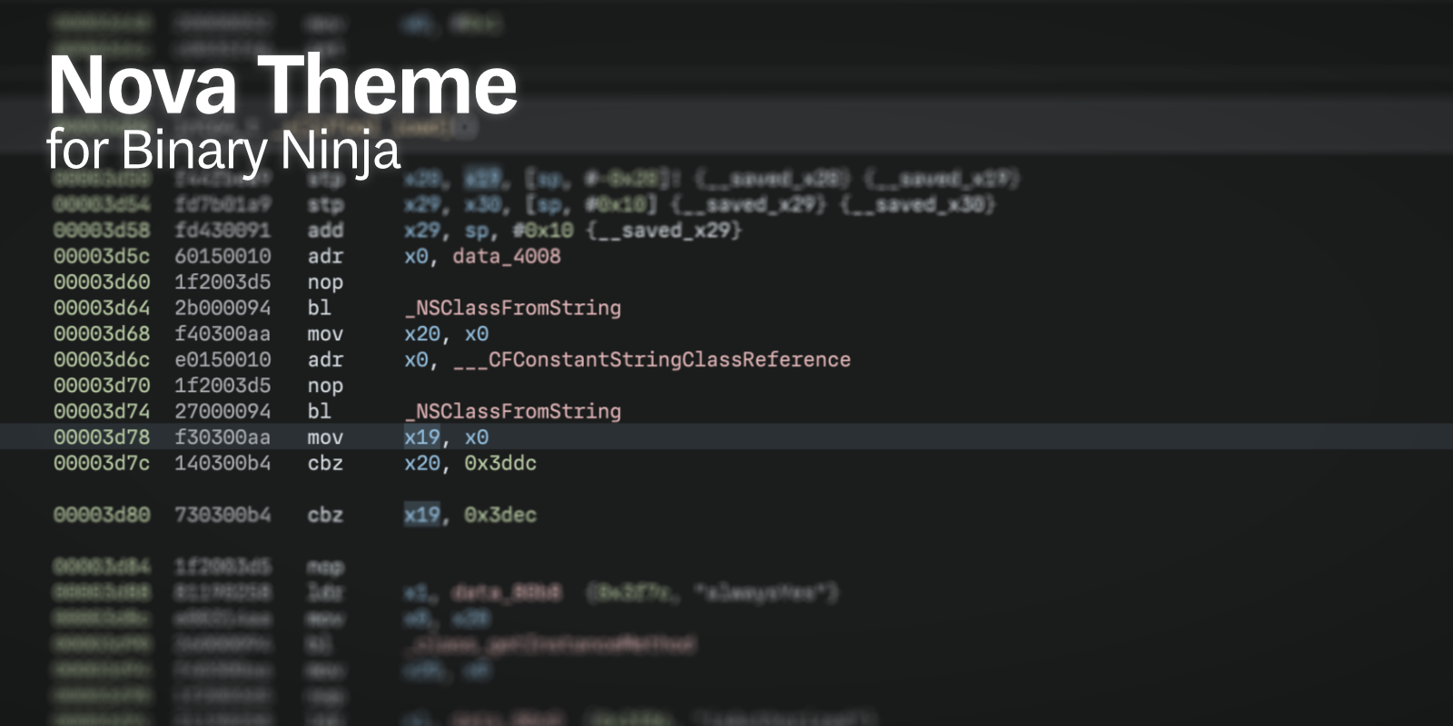 GitHub - jonpalmisc/bn-nova-theme: A dark and subtle Binary Ninja theme