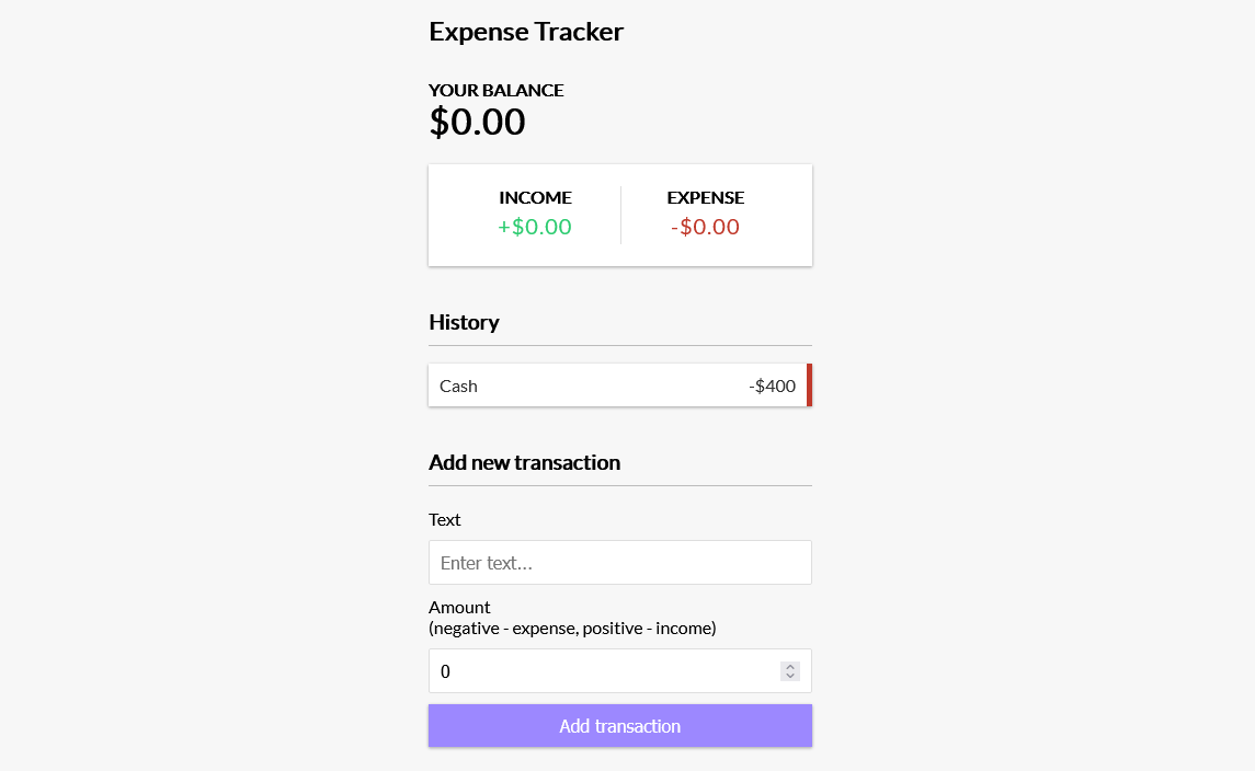 GitHub - Akdex/Expense-Tracker: Basic Expanse Tracker