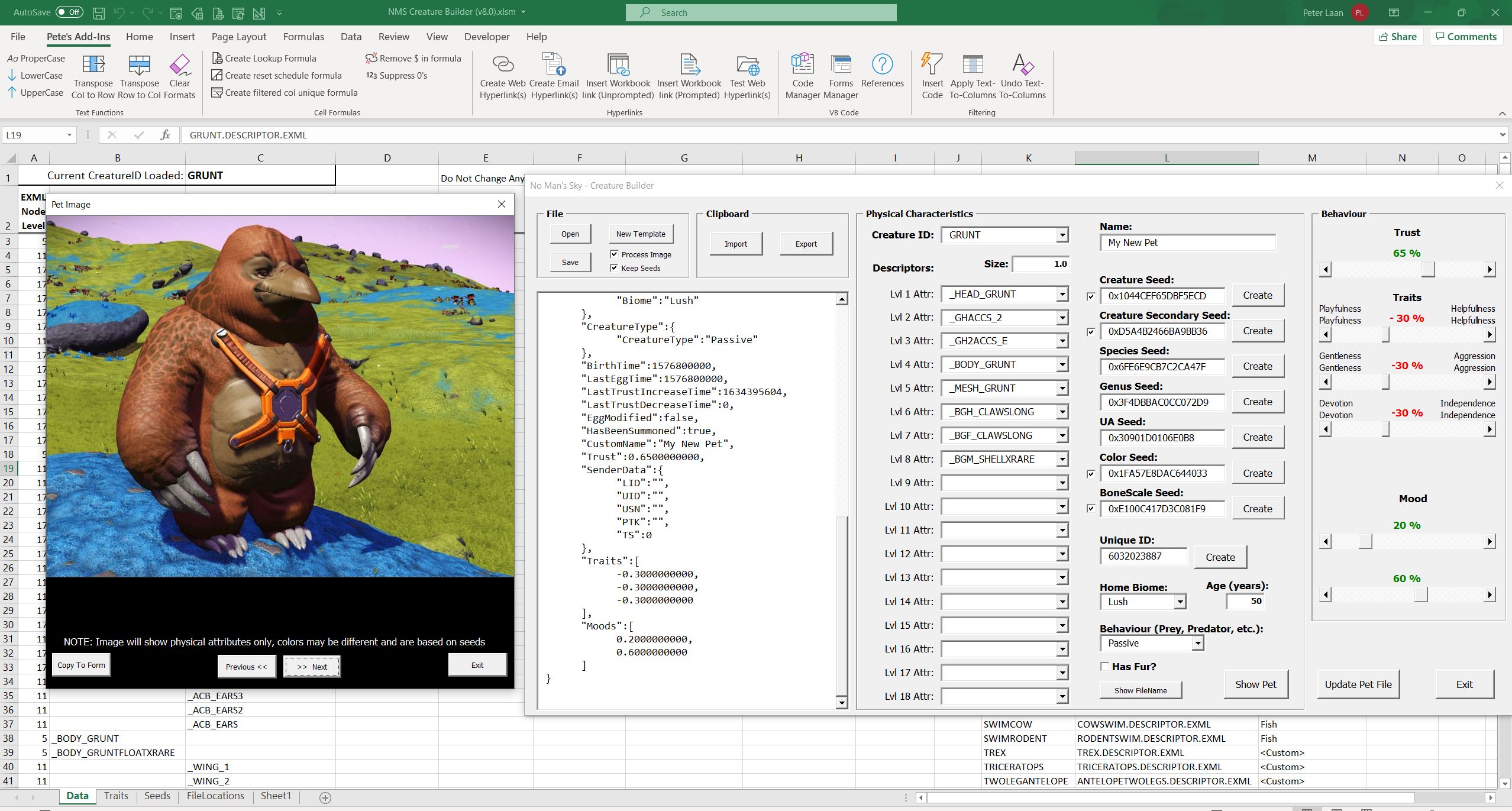 GitHub - laanp/NMS-Creature-Builder: NMS Creature Builder