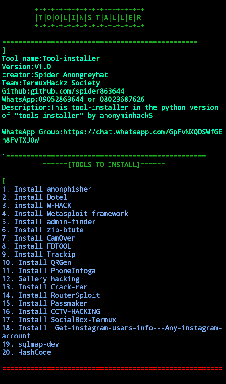 GitHub - spider863644/Tool-installer: Python program for installing many tools automatically