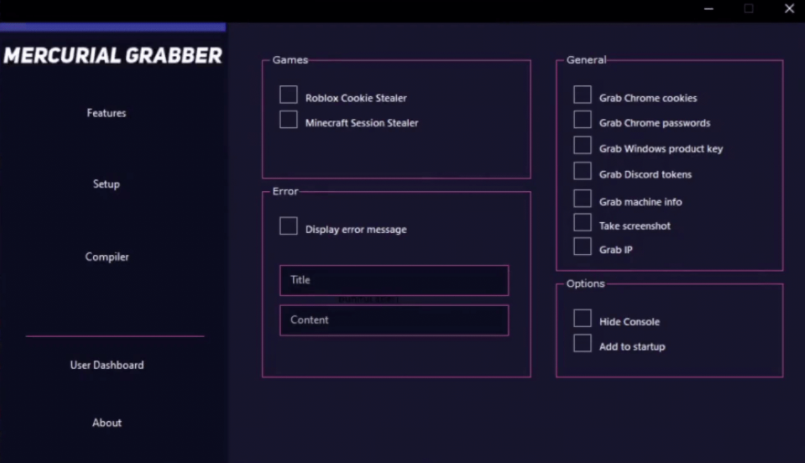 GitHub - YungAcidBoyz/Mercurial-Grabber: Mercurial, Cookie Logger