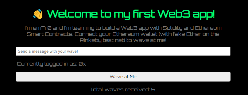 GitHub - emTr0/Web3-App-with-Solidity-and-Ethereum-Smart-Contracts ...