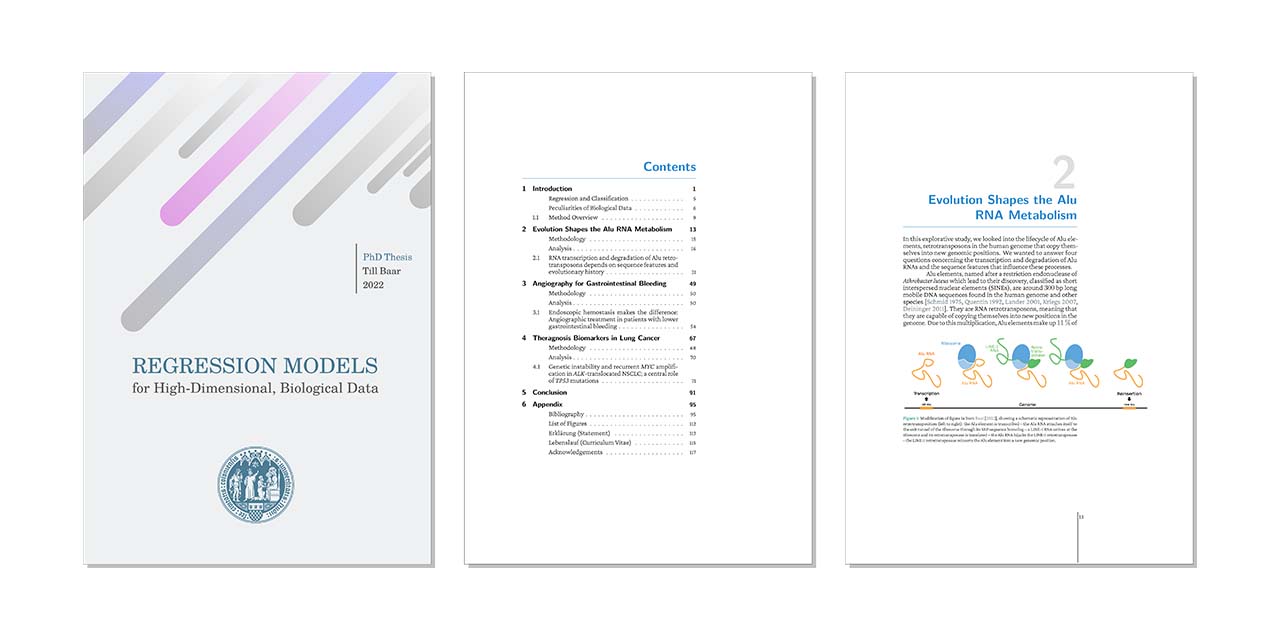 GitHub - tillbaar/PhD-Thesis: Regression Models for High-Dimensional ...