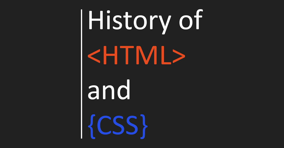 GitHub - CuanTilson/history-of-html-and-css: This page goes over the ...