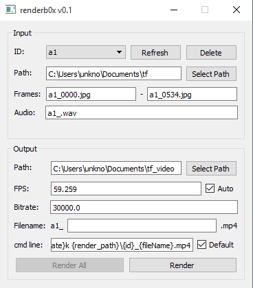 GitHub - UnnoTed/renderbox: join image sequence into a video file