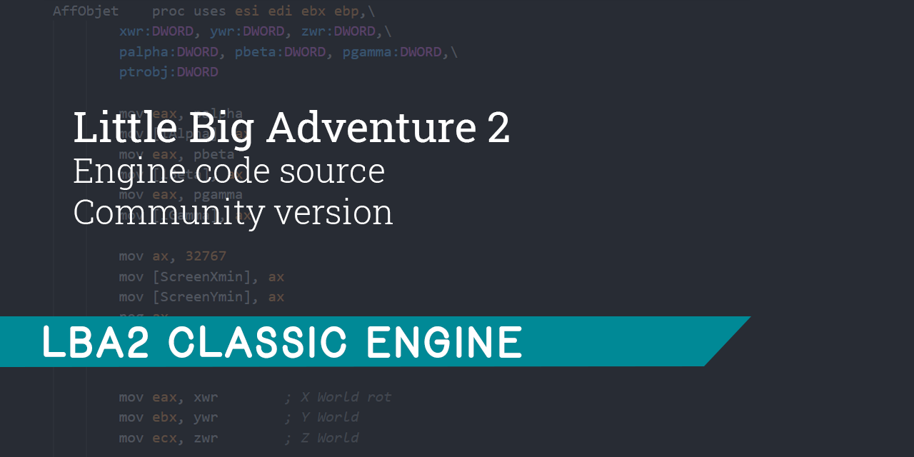 GitHub - LBALab/lba2-classic-community