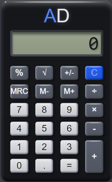 GitHub - AGD024/Calculadora: Calculadora básica (Creador: Alejandro Gómez Diaz)