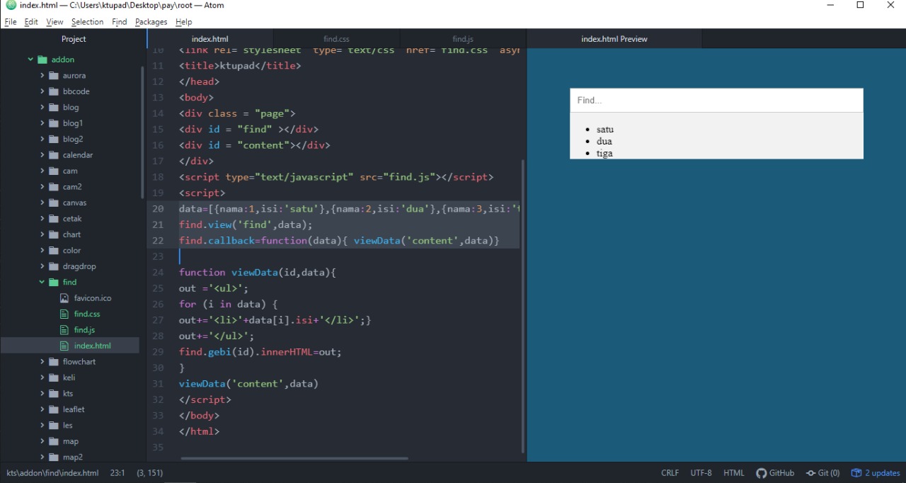 GitHub - ktupad/find
