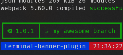 GitHub - inoyakaigor/TerminalBannerPlugin: Webpack plugin for showing ...