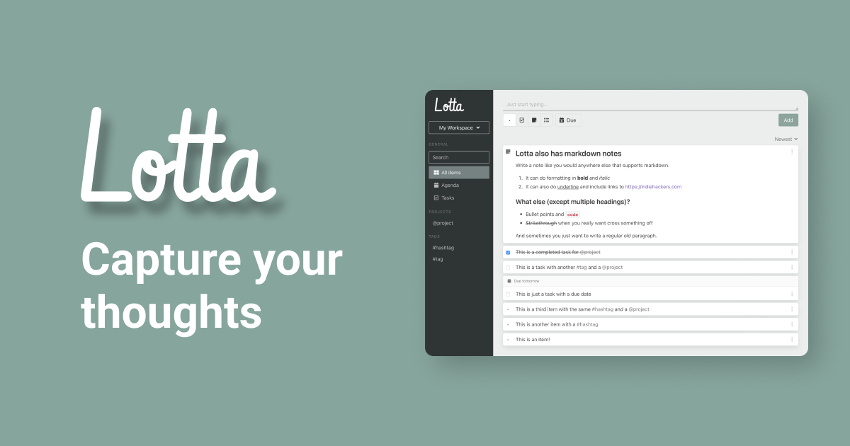 GitHub - benedictbartsch/lotta: Lotta is a note taking and task ...