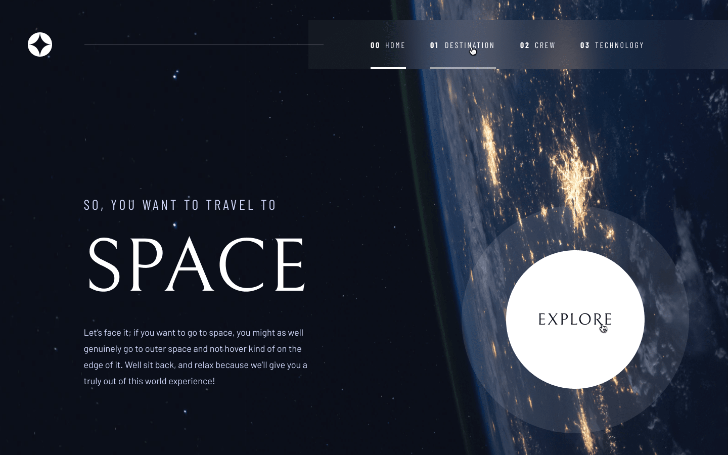 GitHub - abel291/space-tourism-website-react