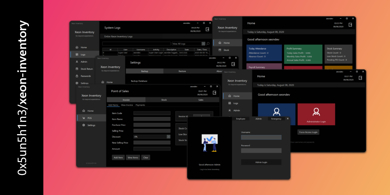 GitHub - 0x5un5h1n3/xeon-inventory: An Inventory Management System