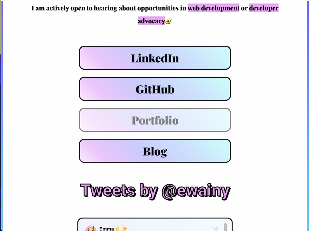 GitHub - ewainy/linkpage: Sweet and simple page for links