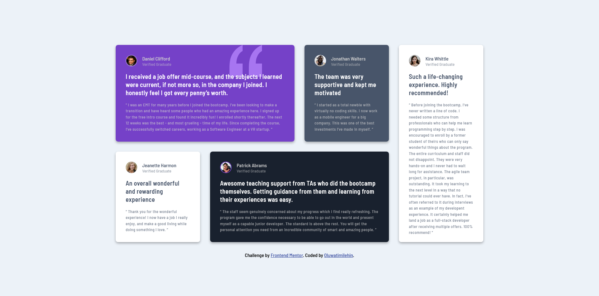 GitHub - kofi-skripts/testimonial-grid-design