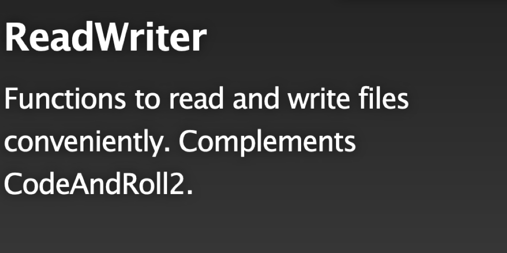 Github Vertesy Readwriter Functions To Read And Write Tabular Data