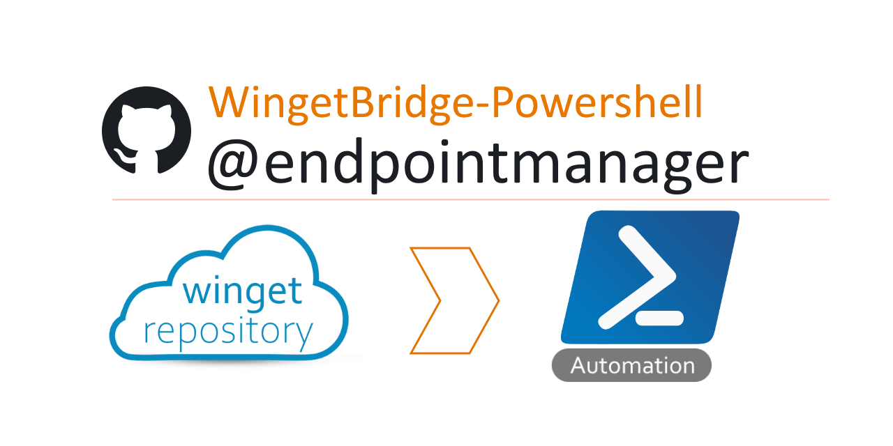GitHub - endpointmanager/wingetbridge-powershell: An easy-to-use Powershell-Module that ...