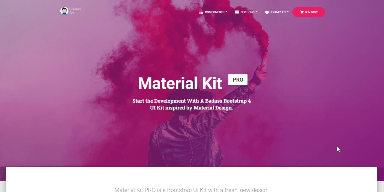 Github App Generatorflask Material Kit Pro Flask Boilerplate 3593
