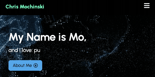 Github Chrismochinski Mo Portfolio