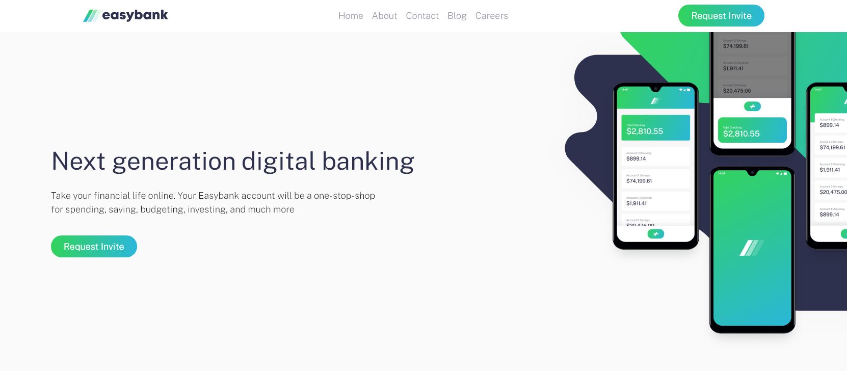 Github Johangly Easybank Landing Page Master Frontend Mentor