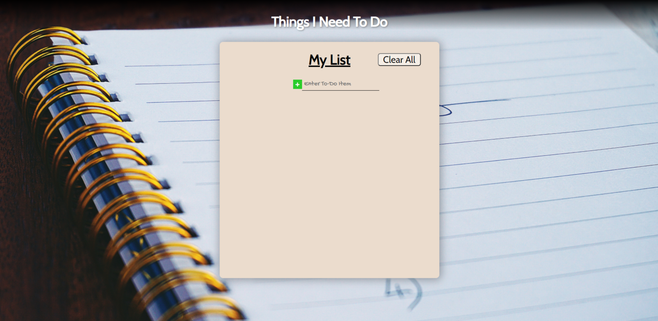 GitHub - Kenyon-Huppe/To-Do-List: A CRUD To-do List that allows user to add items