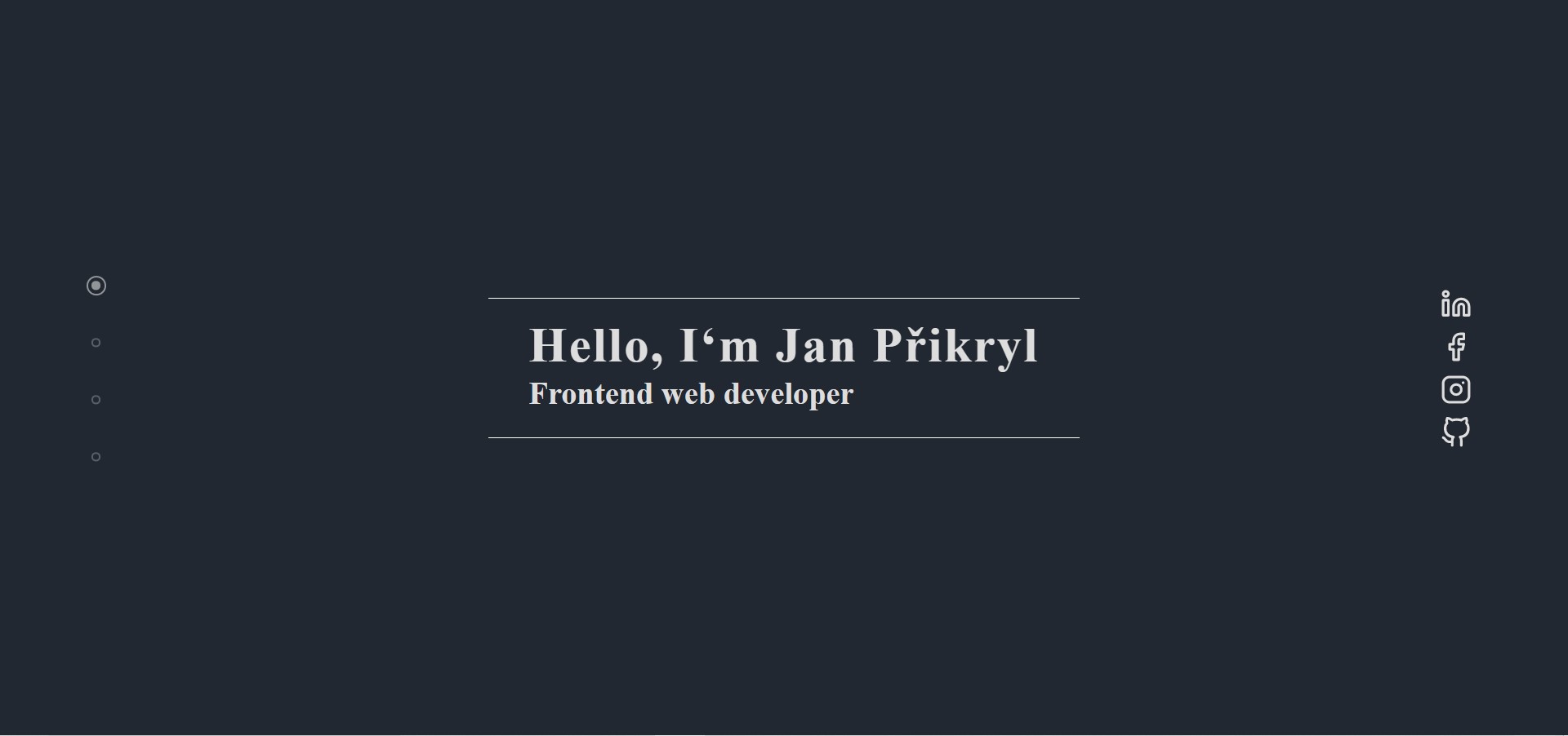 GitHub - HonzaPrikryl/Portfolio_template: My portfolio