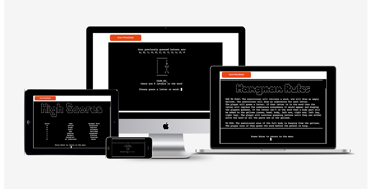 Github Dkitley1975hangman This Is My Hangman Game A Python Terminal Game Which Runs In