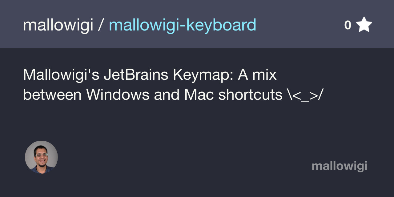 GitHub - mallowigi/mallowigi-keyboard: Mallowigi's JetBrains Keymap: A ...