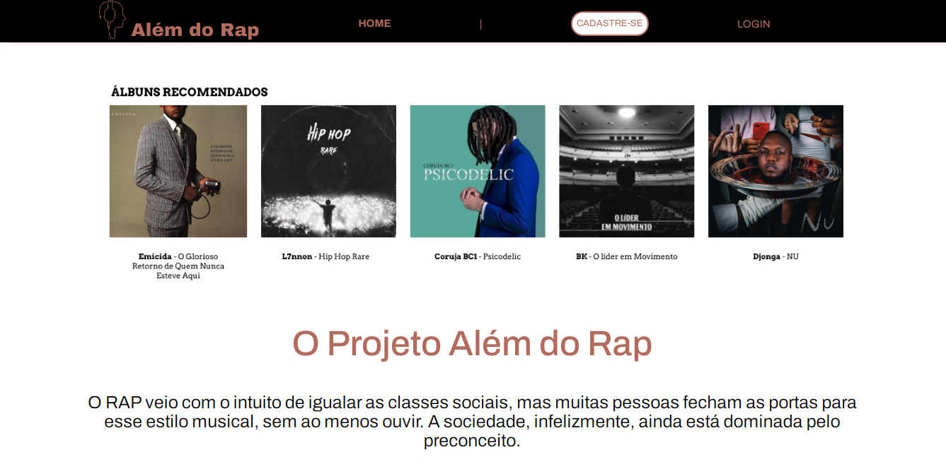 GitHub - marianacazzoto/Projeto-Alem-do-Rap: repositório criado para ...