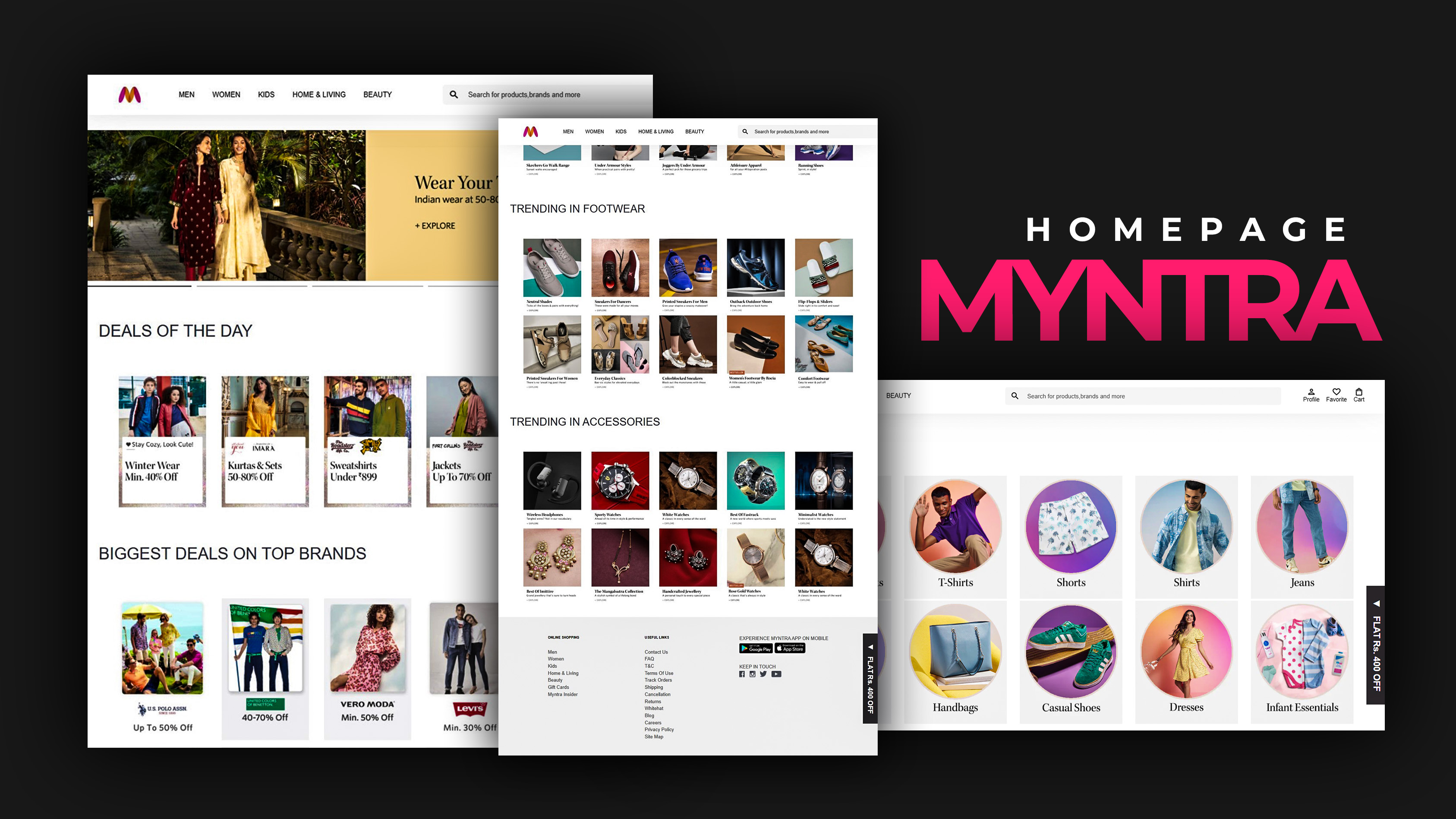 GitHub - PuppetDart/myntra_homepage