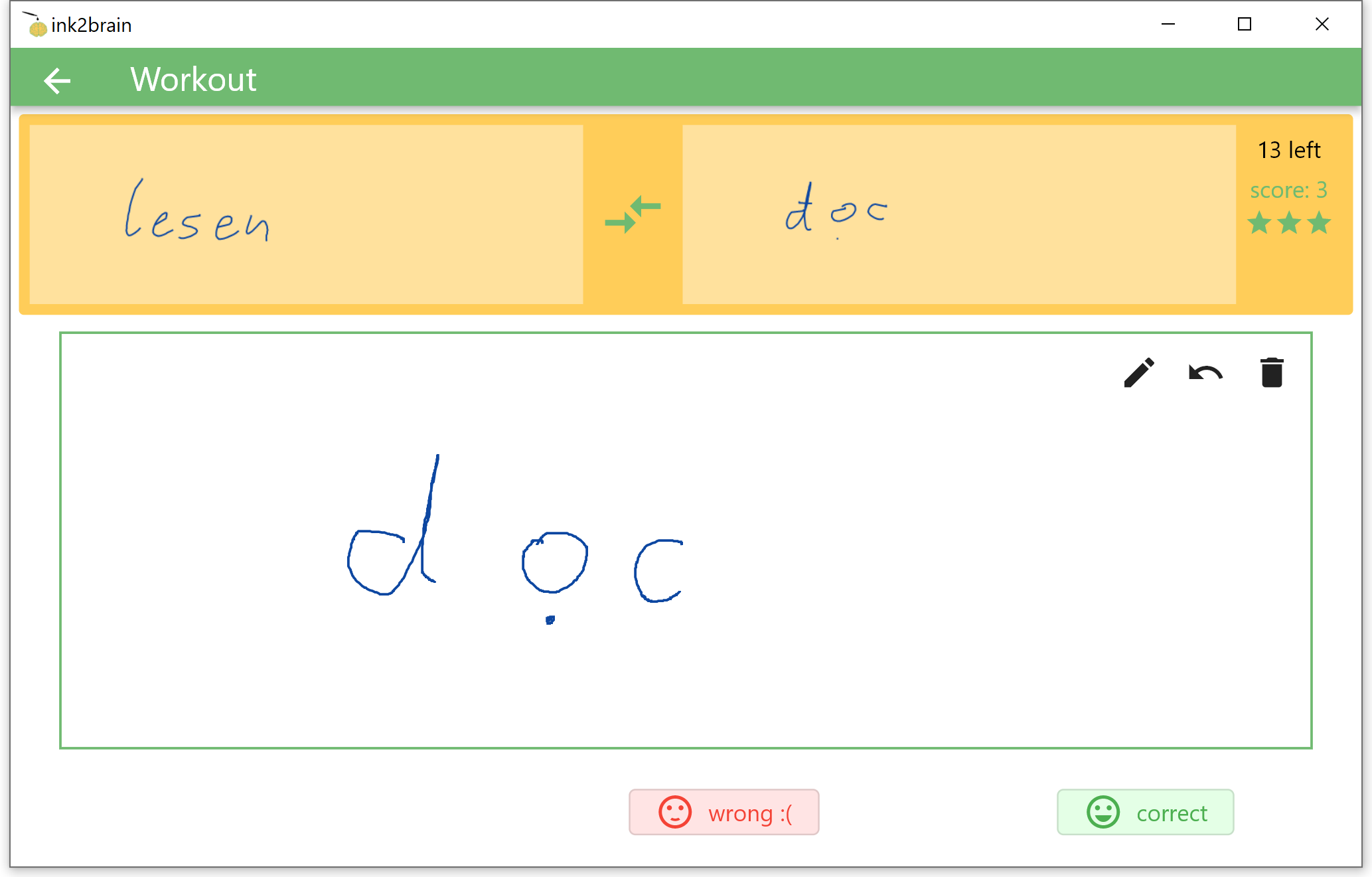 GitHub - juri117/ink-to-brain: learn vocabulary with your stylus