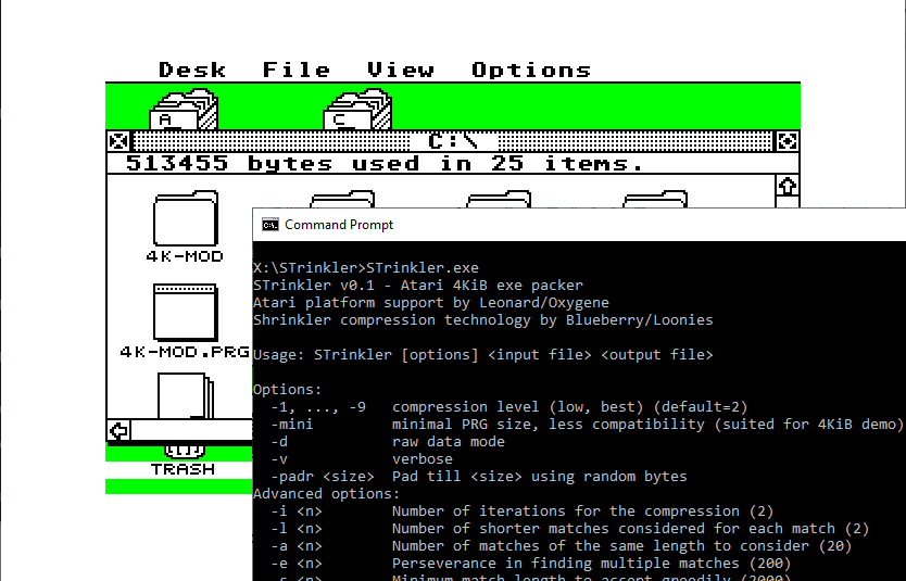 GitHub - arnaud-carre/STrinkler: Atari-ST version of Shrinkler Amiga packer