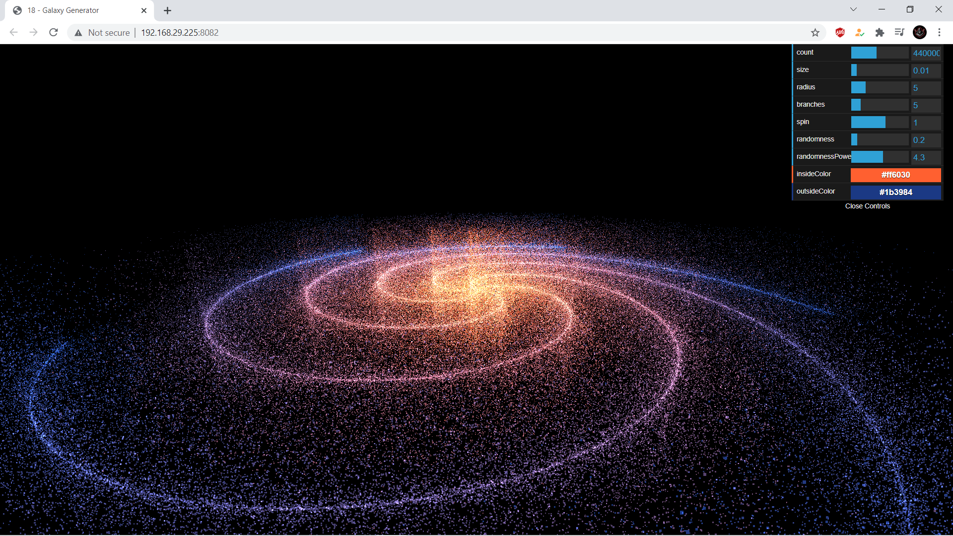 GitHub - wroetoshaw/galaxy-generator: generate customizable versions of ...