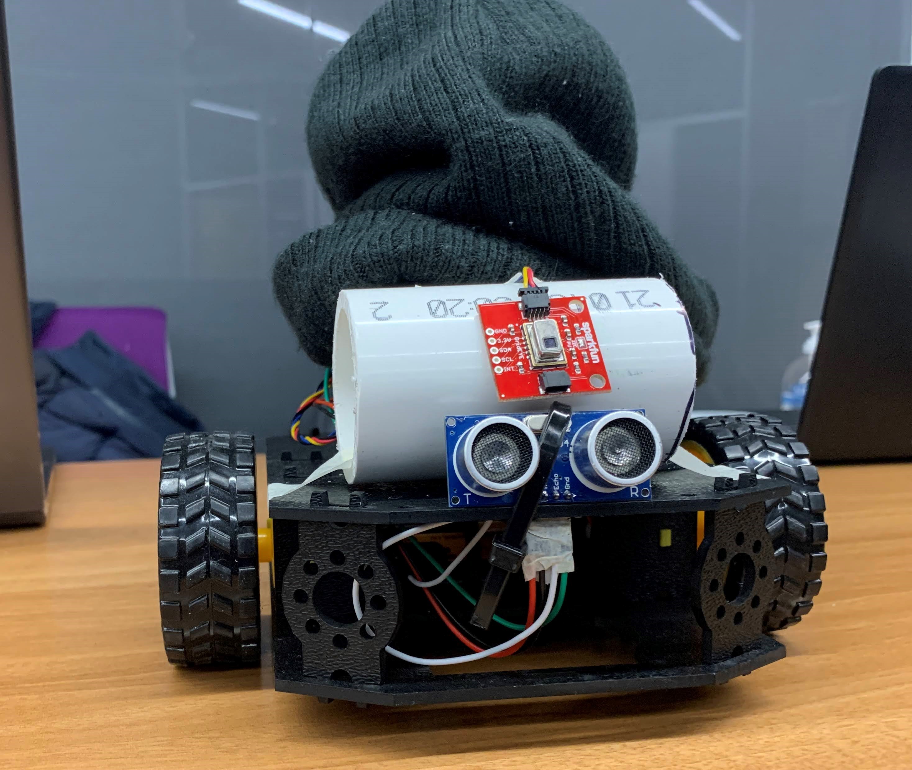 GitHub - ChibuO/Elf-Bot: The Elf-Bot is a Micro:Bit based robot that follows people using Grid ...