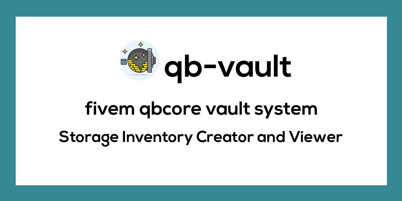 GitHub - Re2team/qb-vault: fivem qbcore vault system