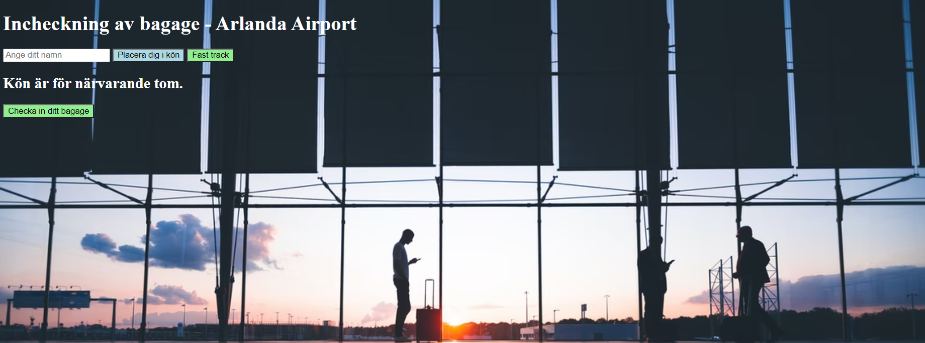 GitHub - Martin-Johnsson/ArlandaAirportQueueSystem: A queue system for ...