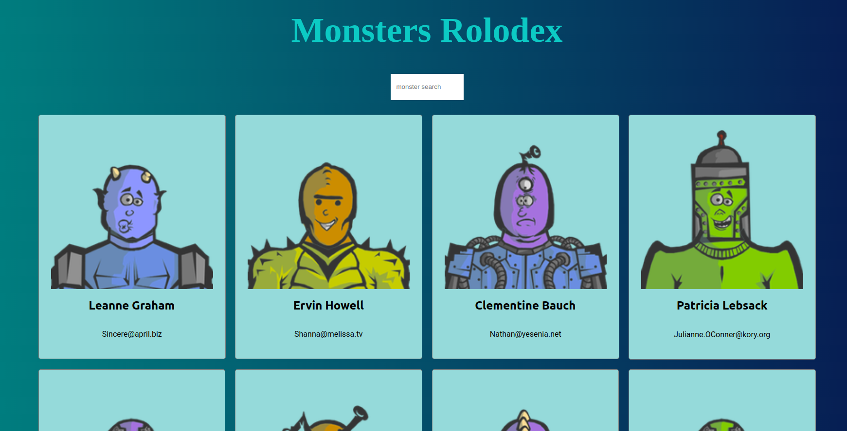 GitHub - Tchilo/Monsters