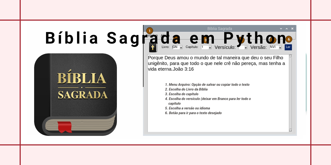 GitHub - elizeubarbosaabreu/BibliaSagrada: Bíblia Sagrada em Python com ...
