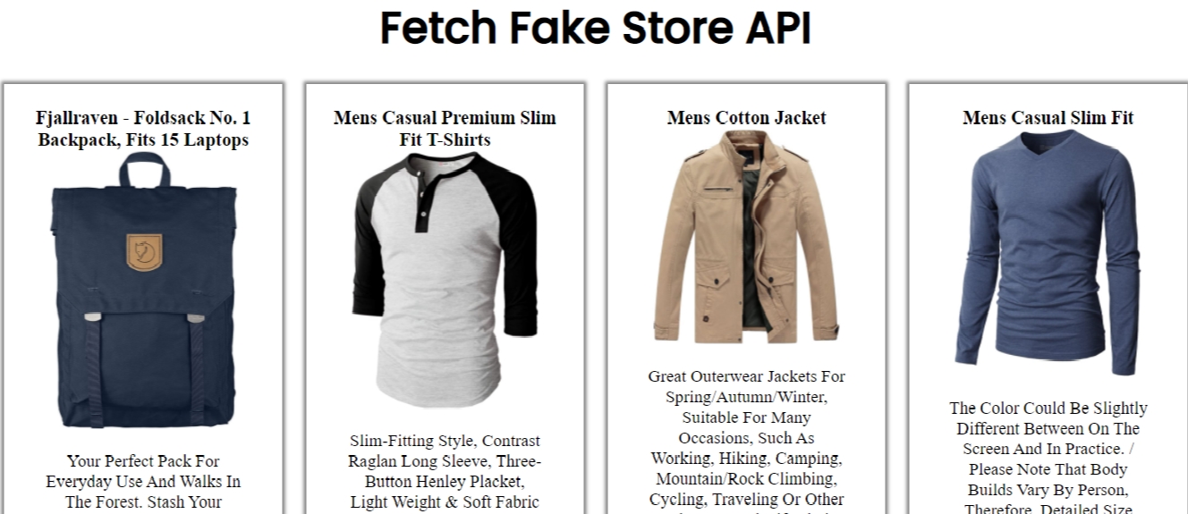 GitHub - smajaas/Day-25-Fake-store-API