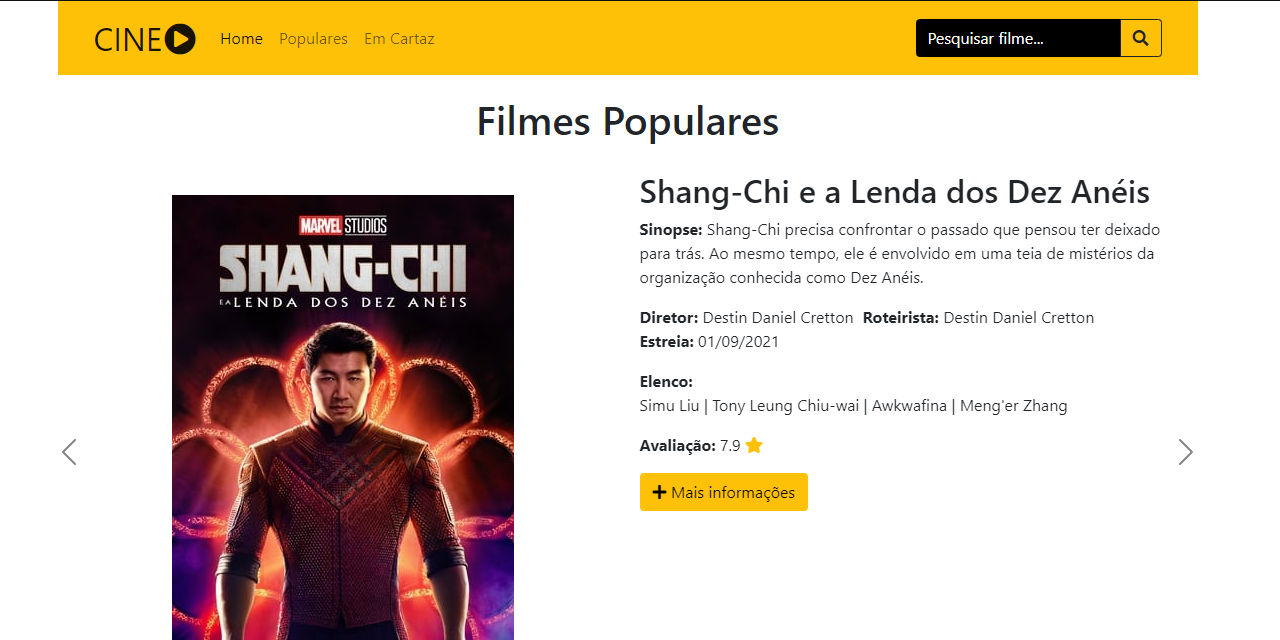 GitHub - Mormani/Cineplay: Portal de Filmes desenvolvido para um ...