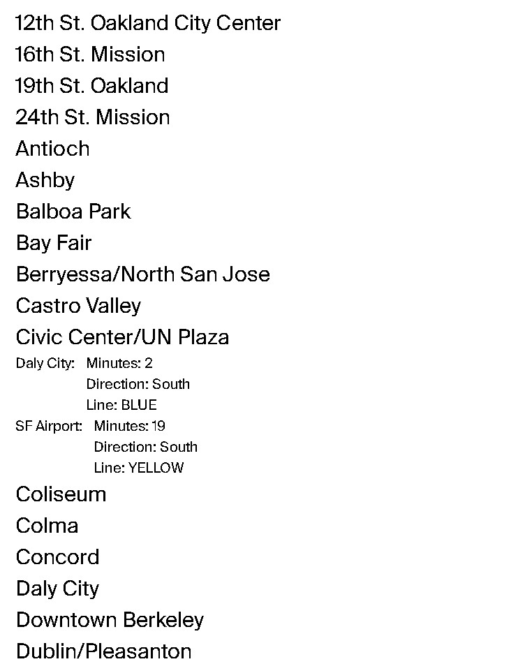 GitHub - oldneb/BartTimes