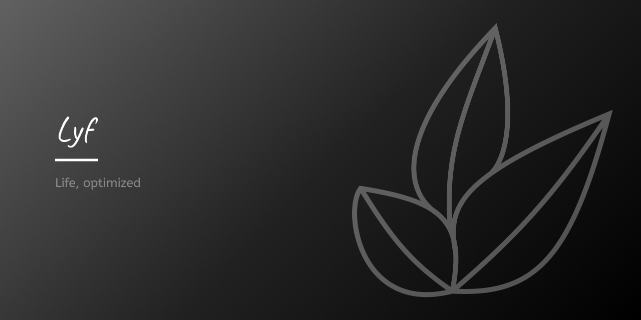 GitHub - TeamInCognoS/Lyf: Life, optimized.