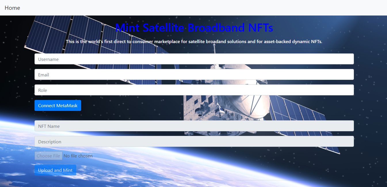 GitHub - EdwinLiavaa/satellite-broadband-service-chain-ui: Chainlink Hackathon Fall 2021 - Mint ...