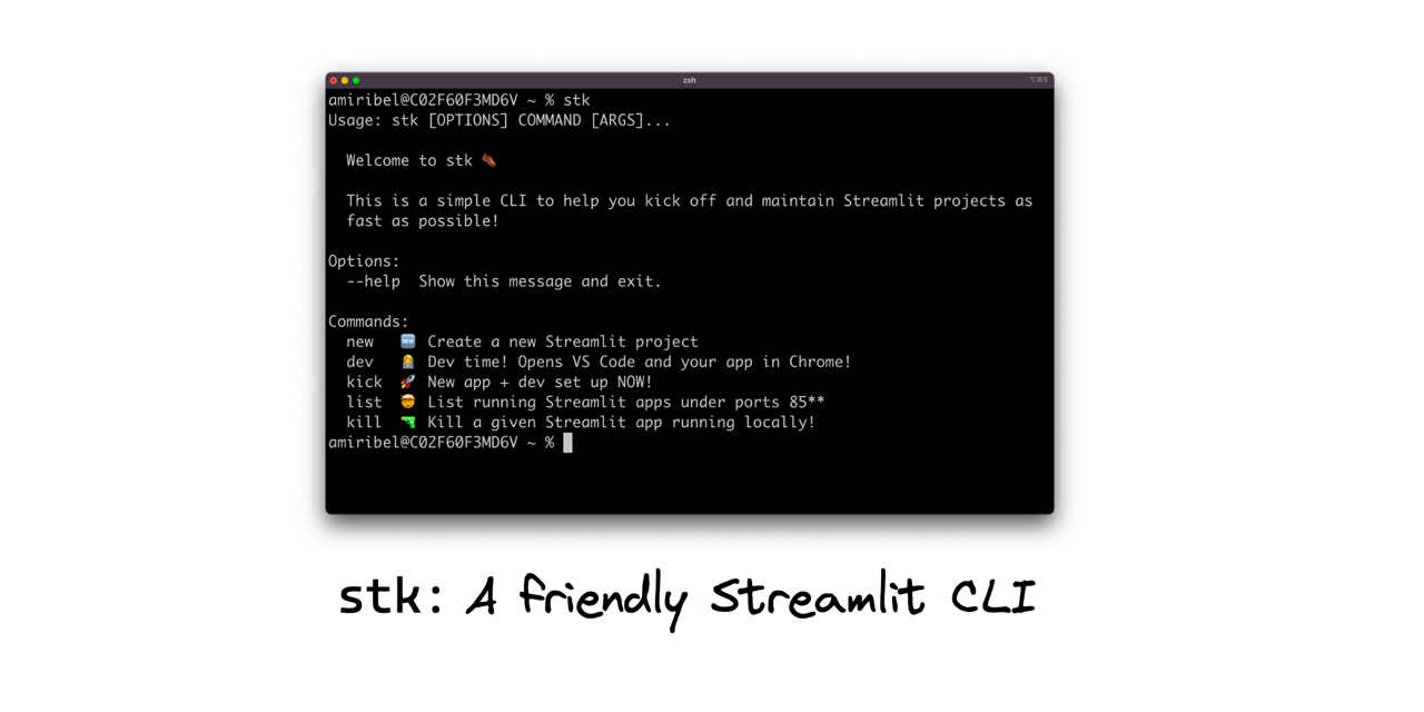 GitHub - arnaudmiribel/streamlit-kickoff-cli: A simple CLI to kickoff ...
