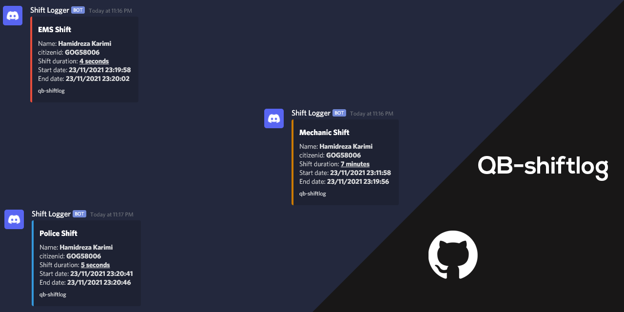 GitHub - Re2team/qb-shiftlog