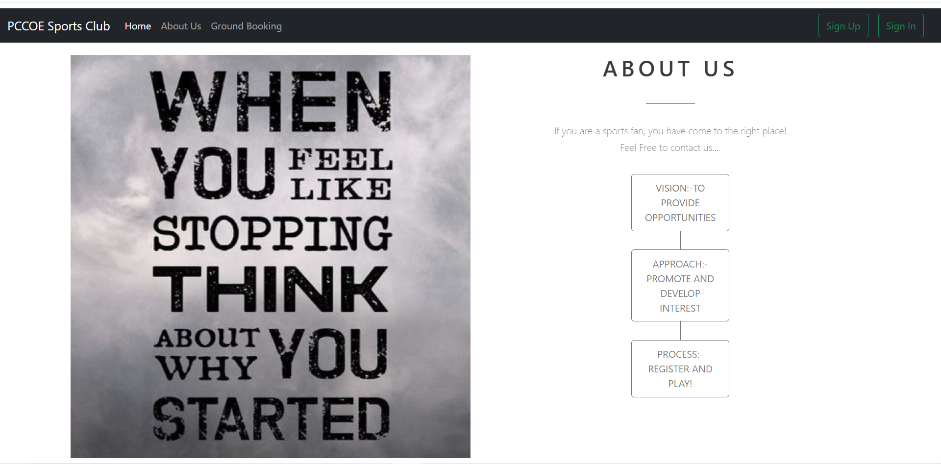 GitHub - Digv06/Sports-Club-Management-System: This is a college ...