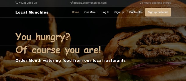 GitHub - lunghile-suc/Local-Munchies: A local food ordering system, where customers can be able ...