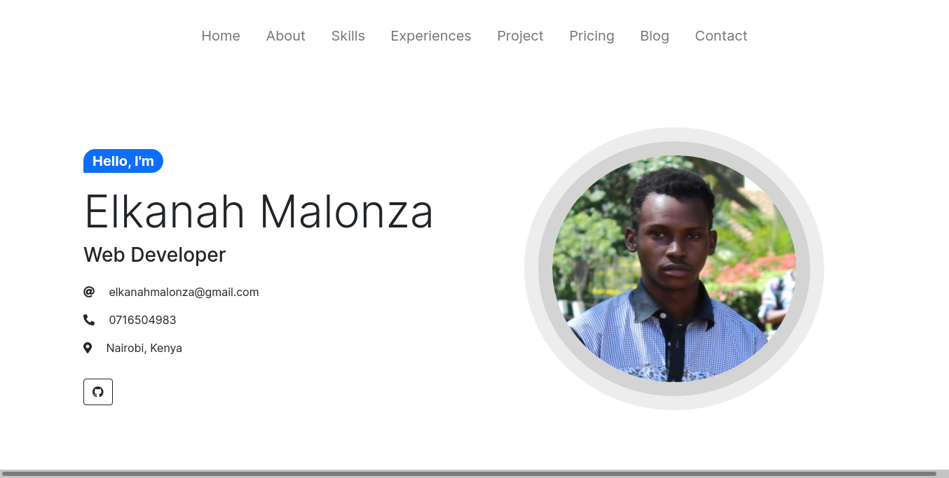 GitHub - MalonzaElkanah/Elkanah-Malonza-Portfolio: My Portfolio for displaying my profile, job ...