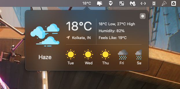 GitHub - JyotiPRoy/WeatherMate: A simple macOS Menu Bar Weather app.