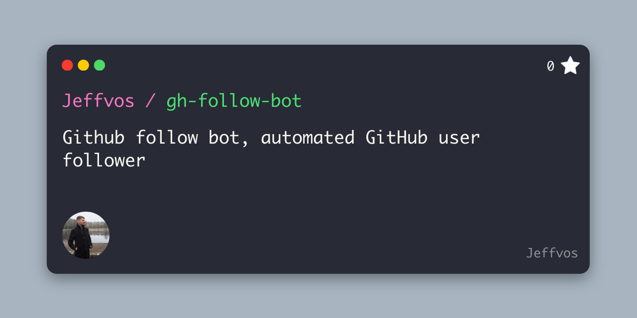 Github Codemaverickhqgh Follow Bot Github Follow Bot Automated