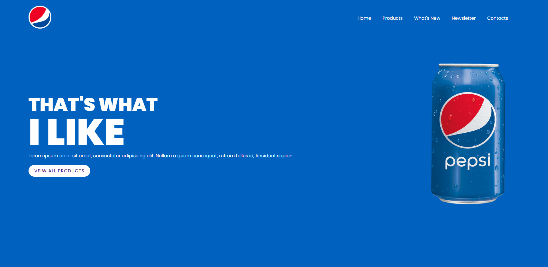 GitHub - HumayunK01/Pepsi-Website